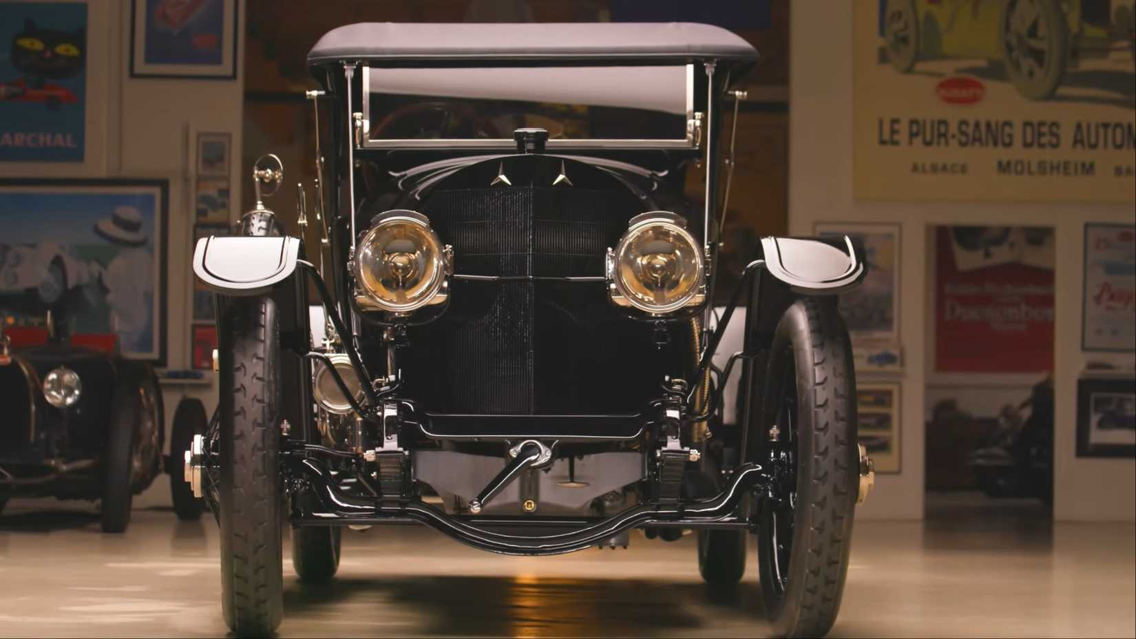 Jay Leno Drives A 1913 Mercedes Supercar With An Insane Top Speed