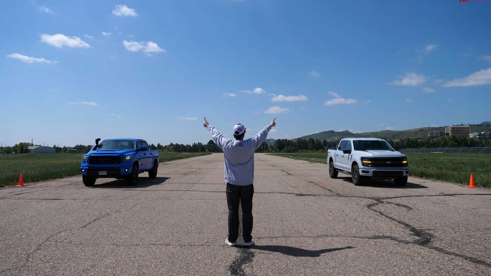 Sierra, F-150, Tundra And Ford Diesel Drag Race