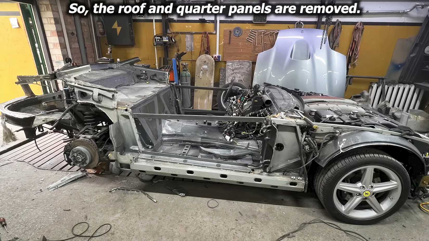 Fixing A Wrecked Ferrari 575M Unlocks Its Secret Engineering