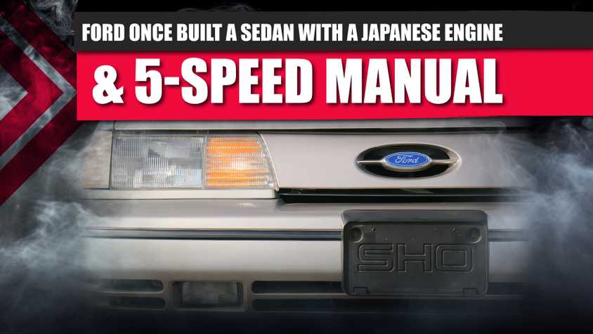 This Ford Taurus SHO Made V8 Muscle Cars Look Slow