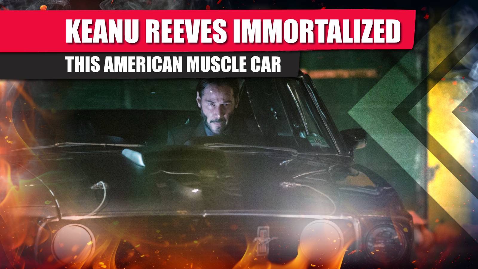 Keanu Reeves Immortalized This American Muscle Car