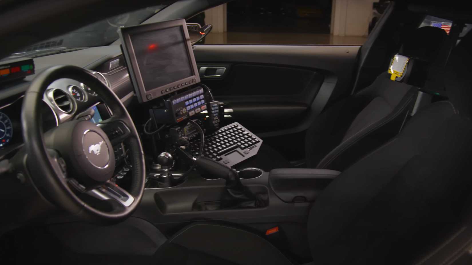Jay Leno Drives A Ford Mustang CHP 40th Anniversary Tribute