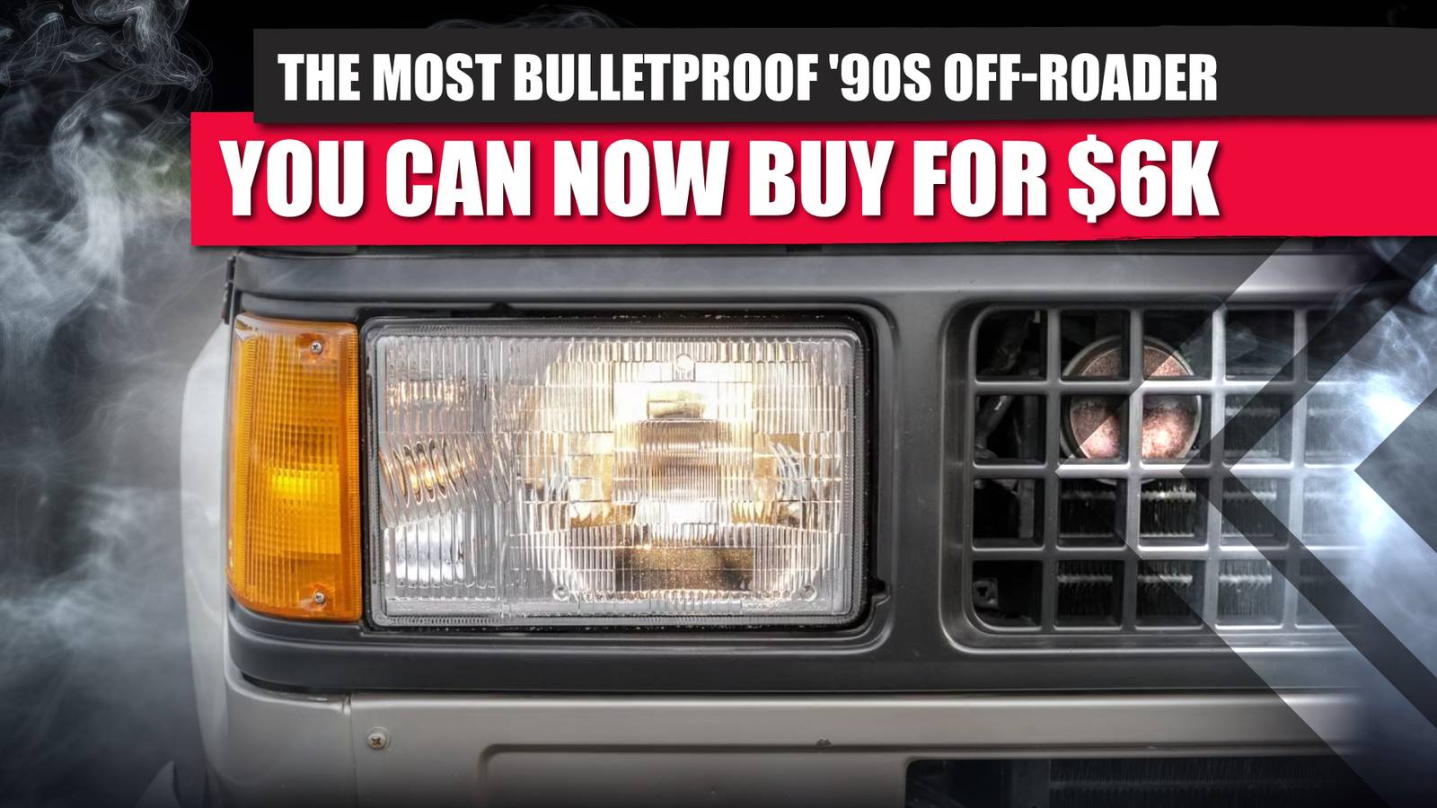 This Bulletproof '90s Off-Roader You Can Now Buy For $6k