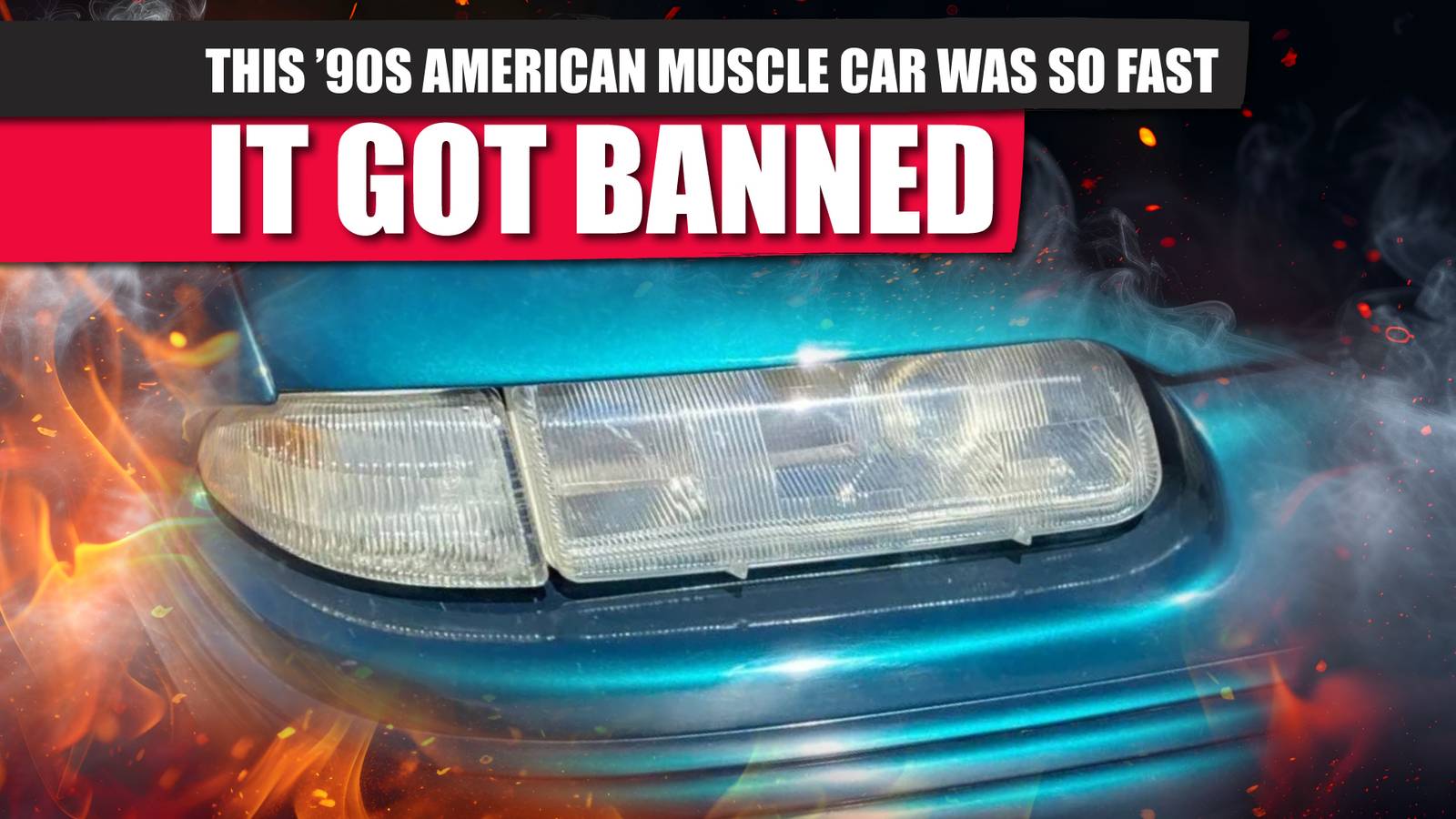 This ’90s American Muscle Car Was So Fast, They Banned It