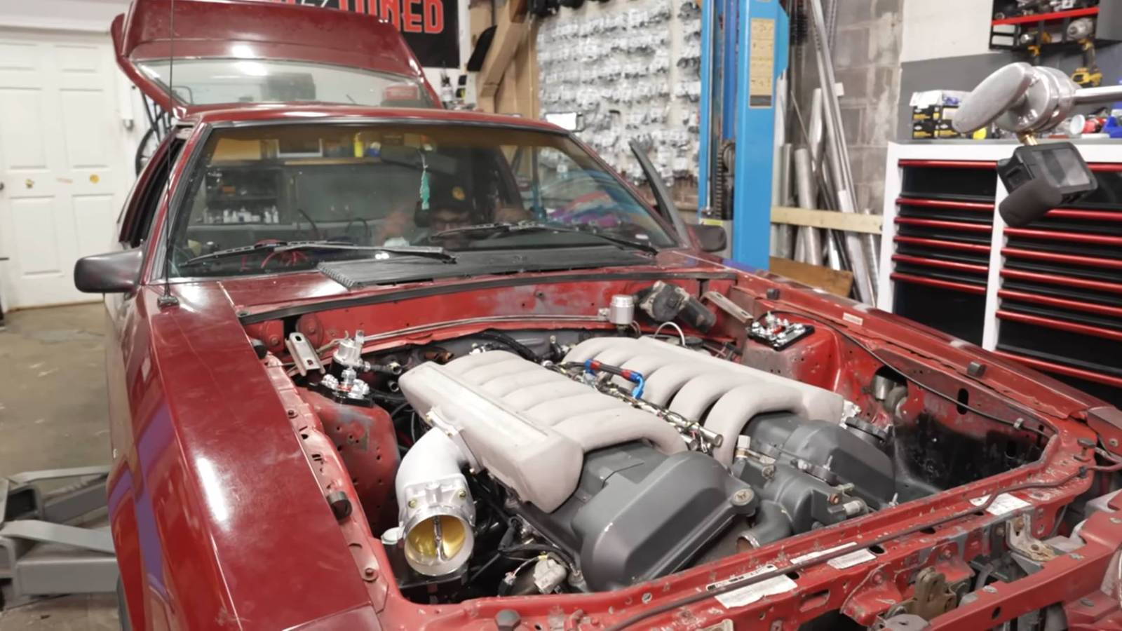 Watch: This Insane Fox Body Ford Mustang Finally Hits The Streets With ...