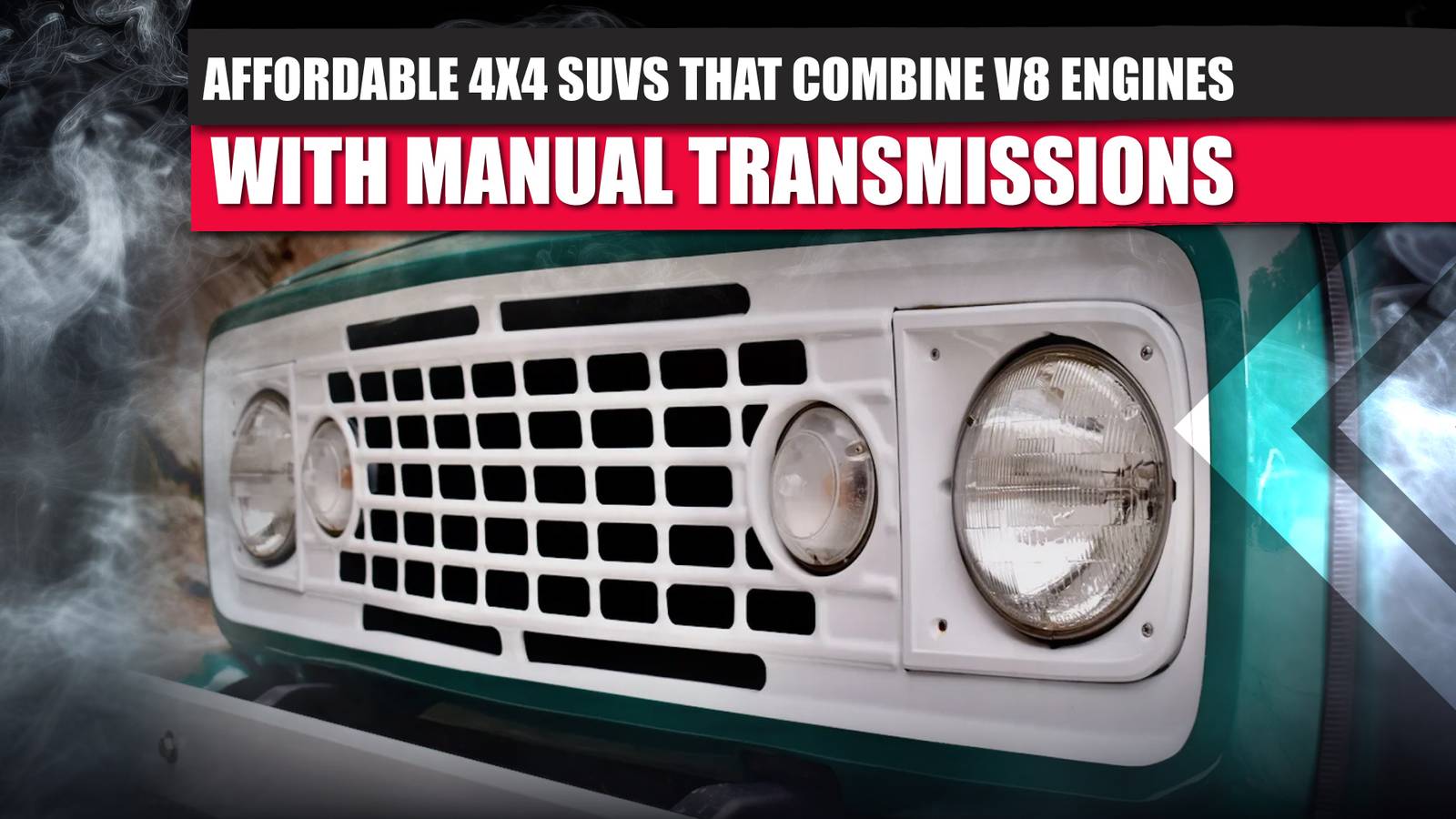 10 Affordable 4x4 SUVs That Combine V8 Engines With Manual Transmissions