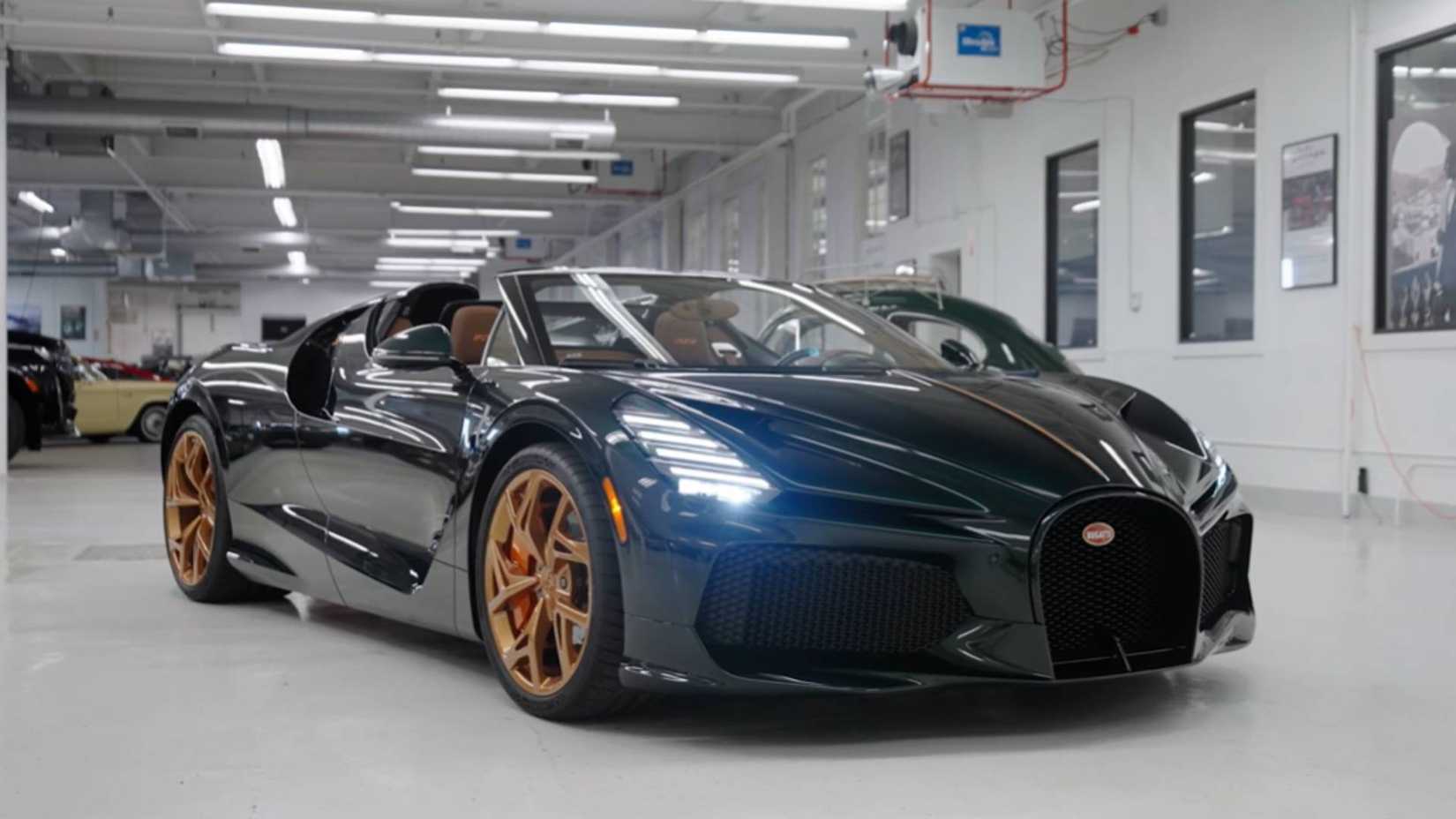 Jay Leno Drives Bugatti's Final W16 Supercar