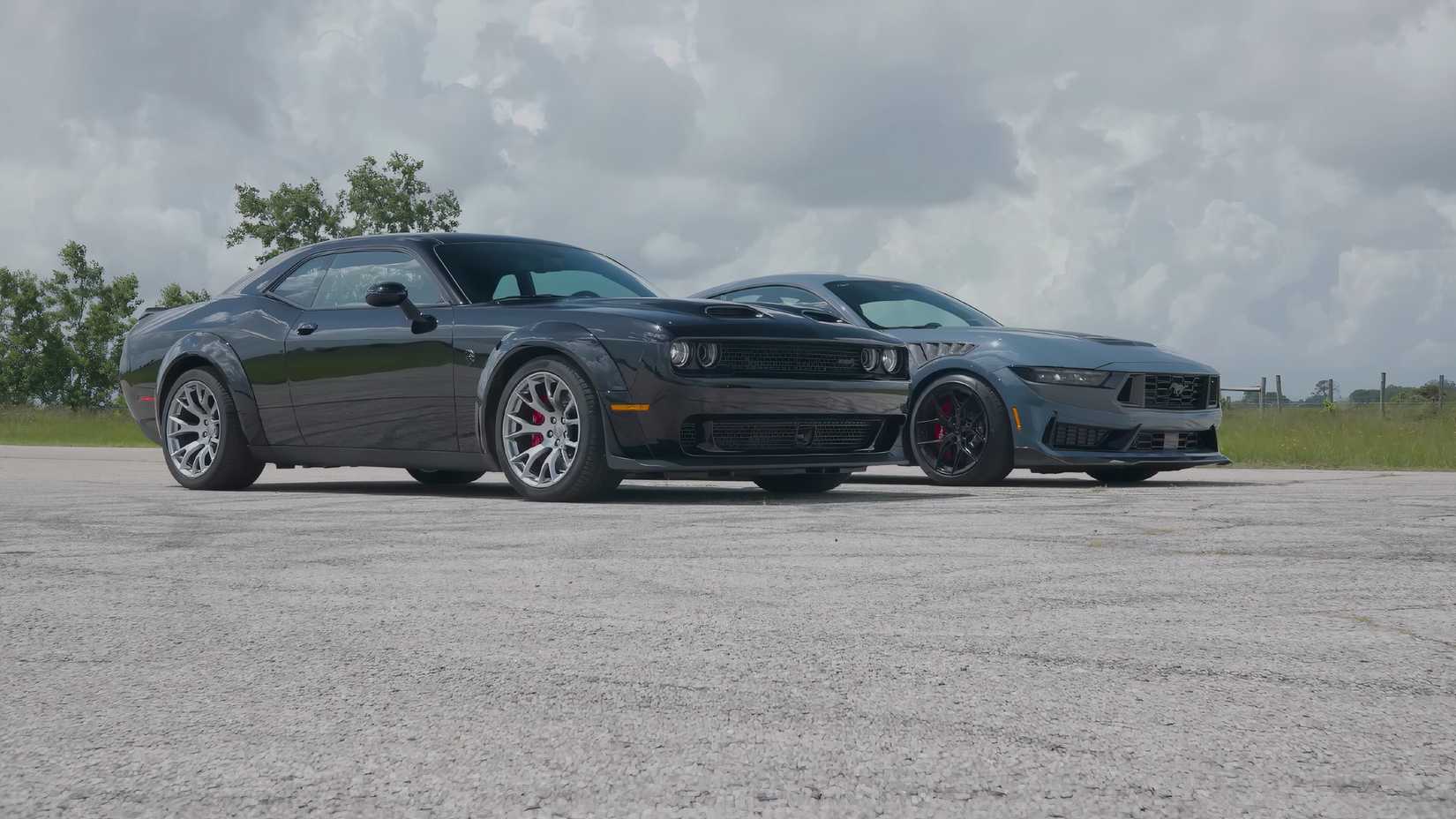 This Looked Like A Fair Muscle Car Fight Until The Lights Went Green
