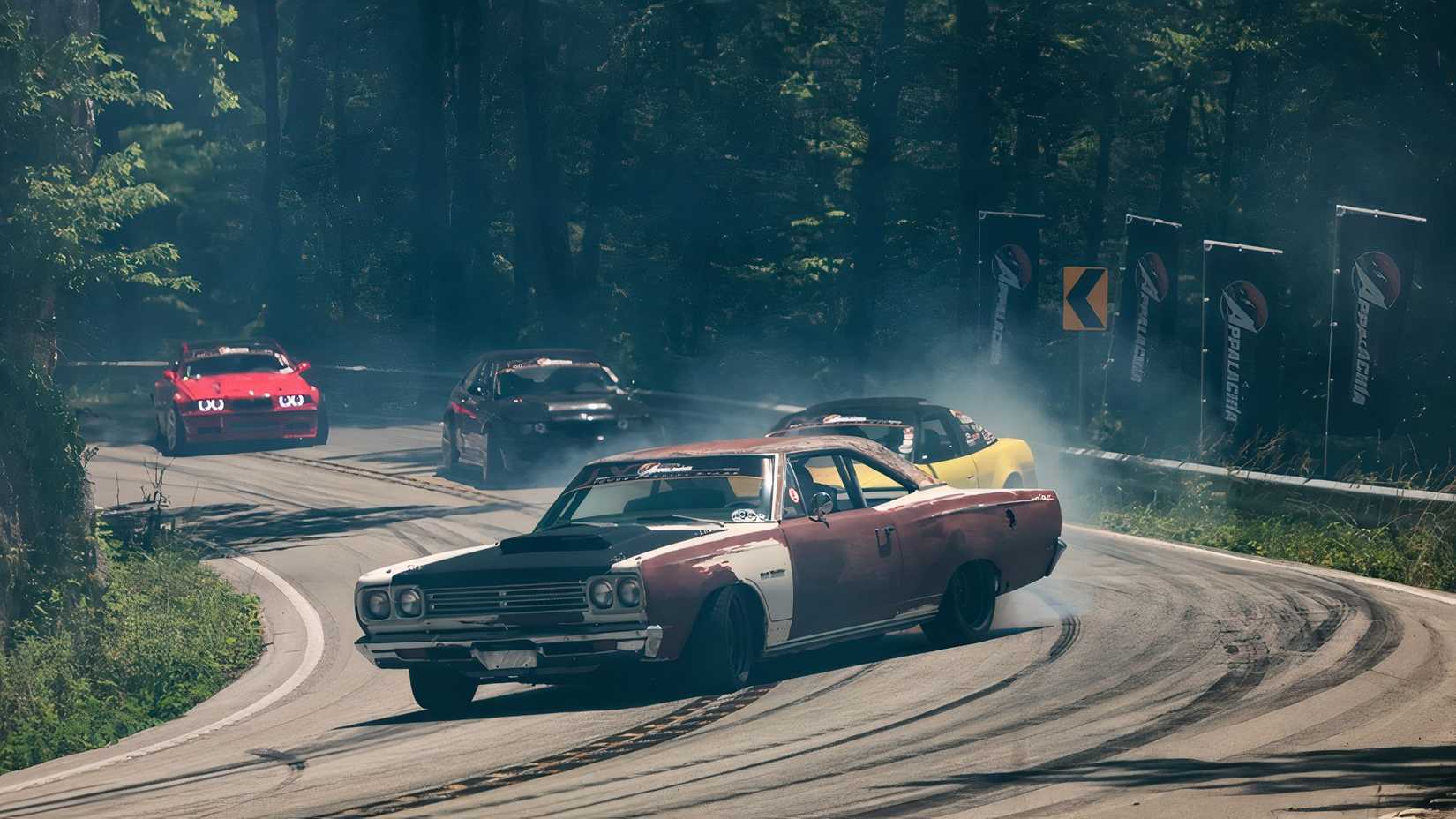 '60s Mopar Goes Touge Drifting With Inches To Spare