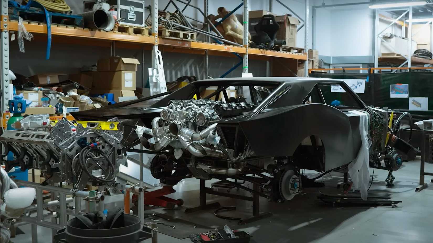 Robert Pattinson’s Batman Drove This Savage Muscle-Car Batmobile