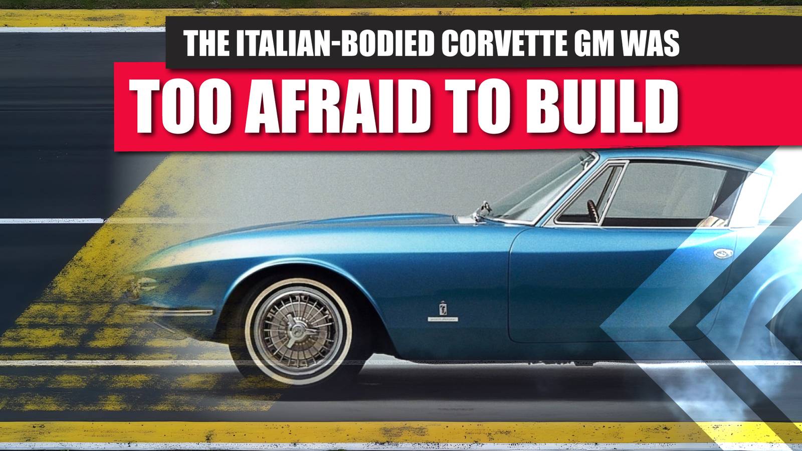 Pininfarina’s 1963 Steel-Bodied Corvette Concept GM Rejected