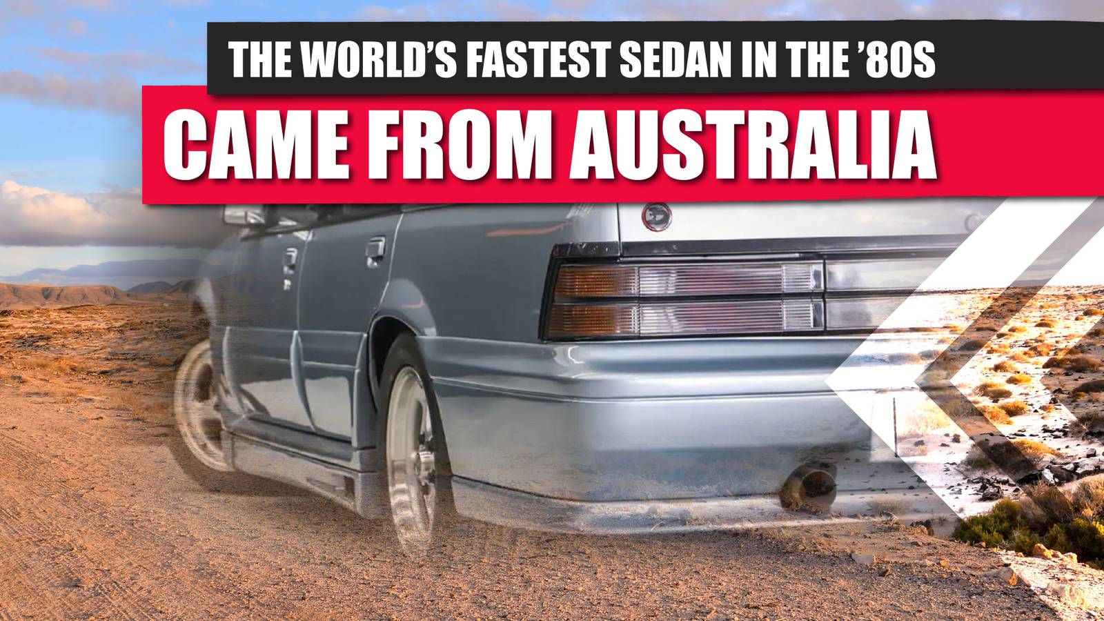 The World’s Fastest Sedan In The ’80s Came From Australia