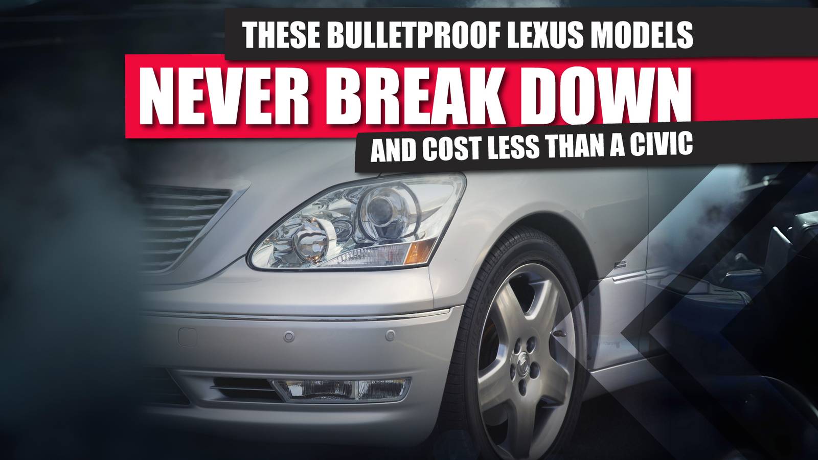 Reliable Lexus Sedans That Last Forever And Cost Less Than A New Honda ...