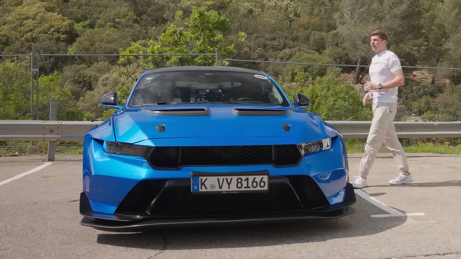 Max Verstappen Drives Ford Mustang GTD Hard On The Track