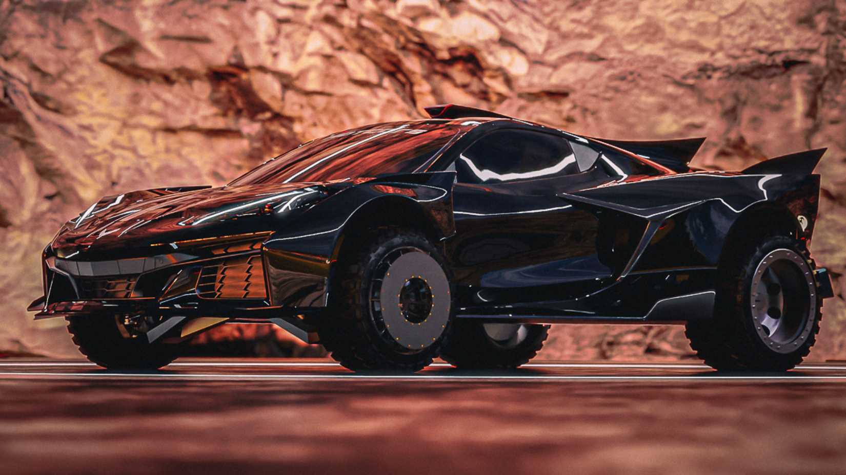 This C8 Corvette Batmobile Is a Gotham Game-Changer