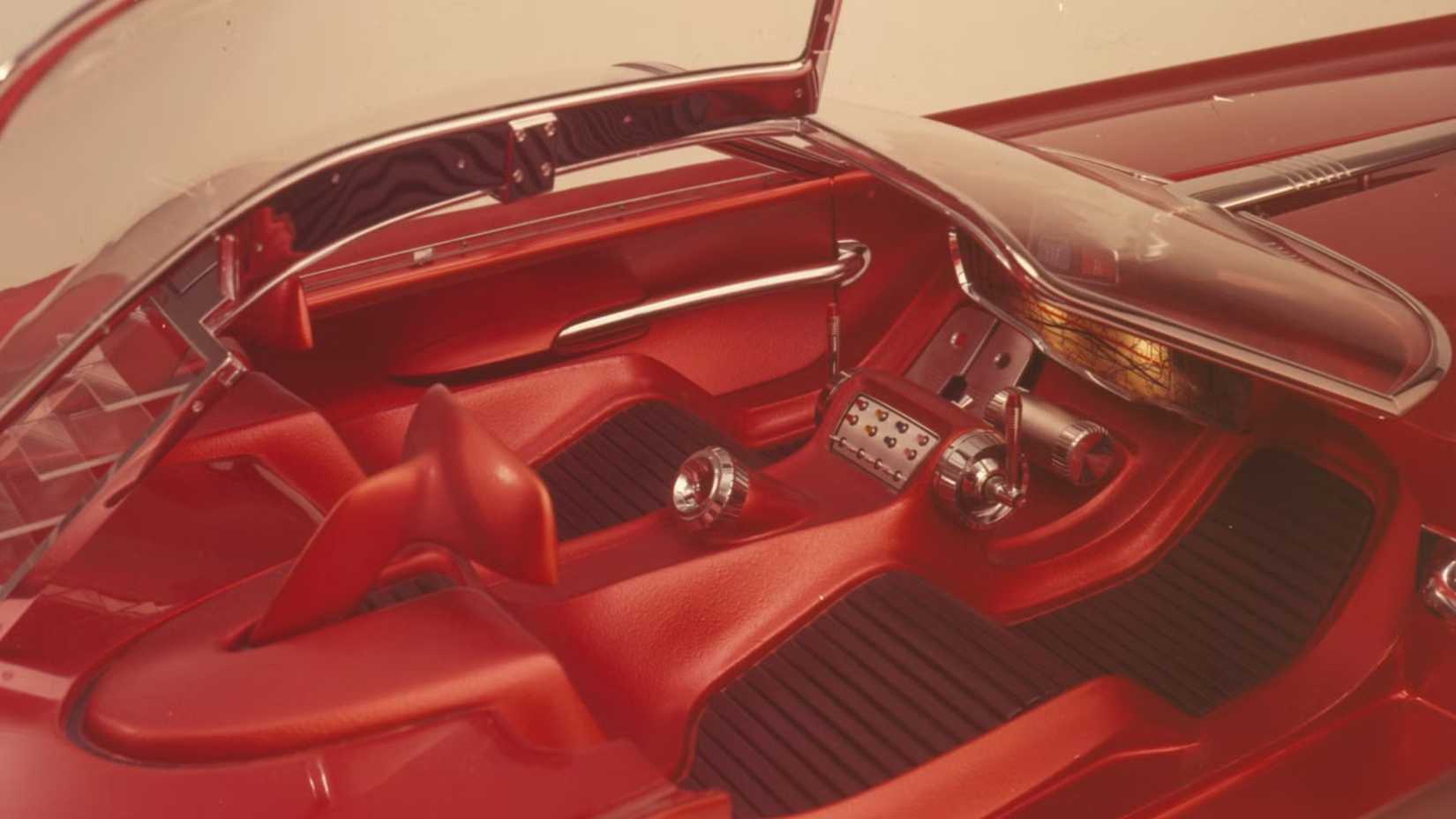 Ford's 6-Wheel Gullwing Concept That Had A Computer Screen In The '60s