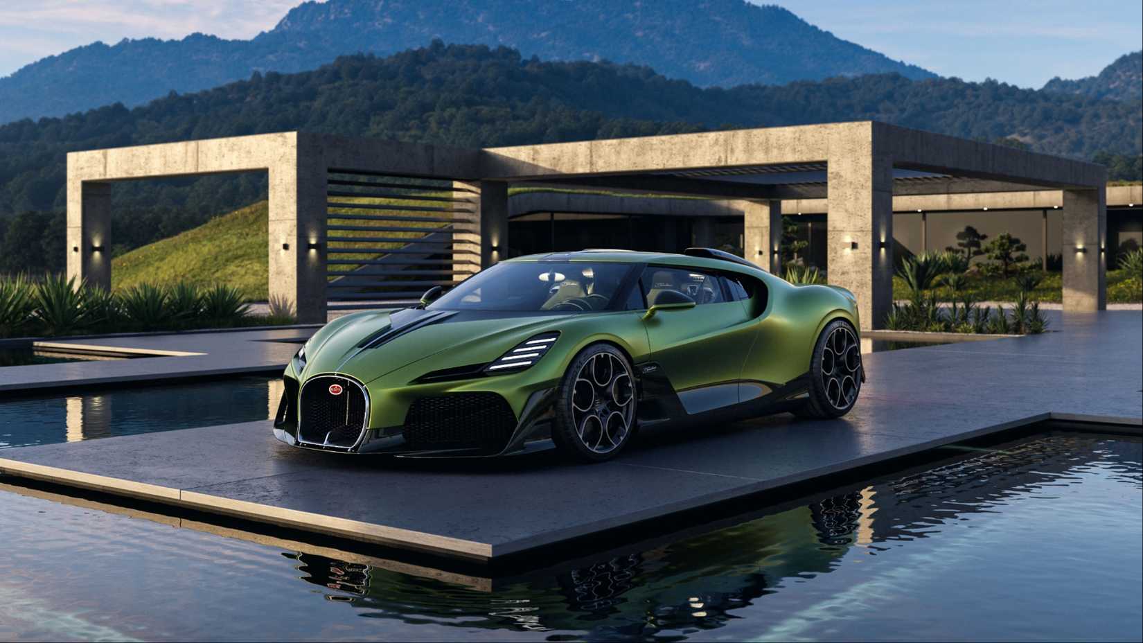 Bugatti Brouillard Uses W16 Power Under Coachbuilt Body