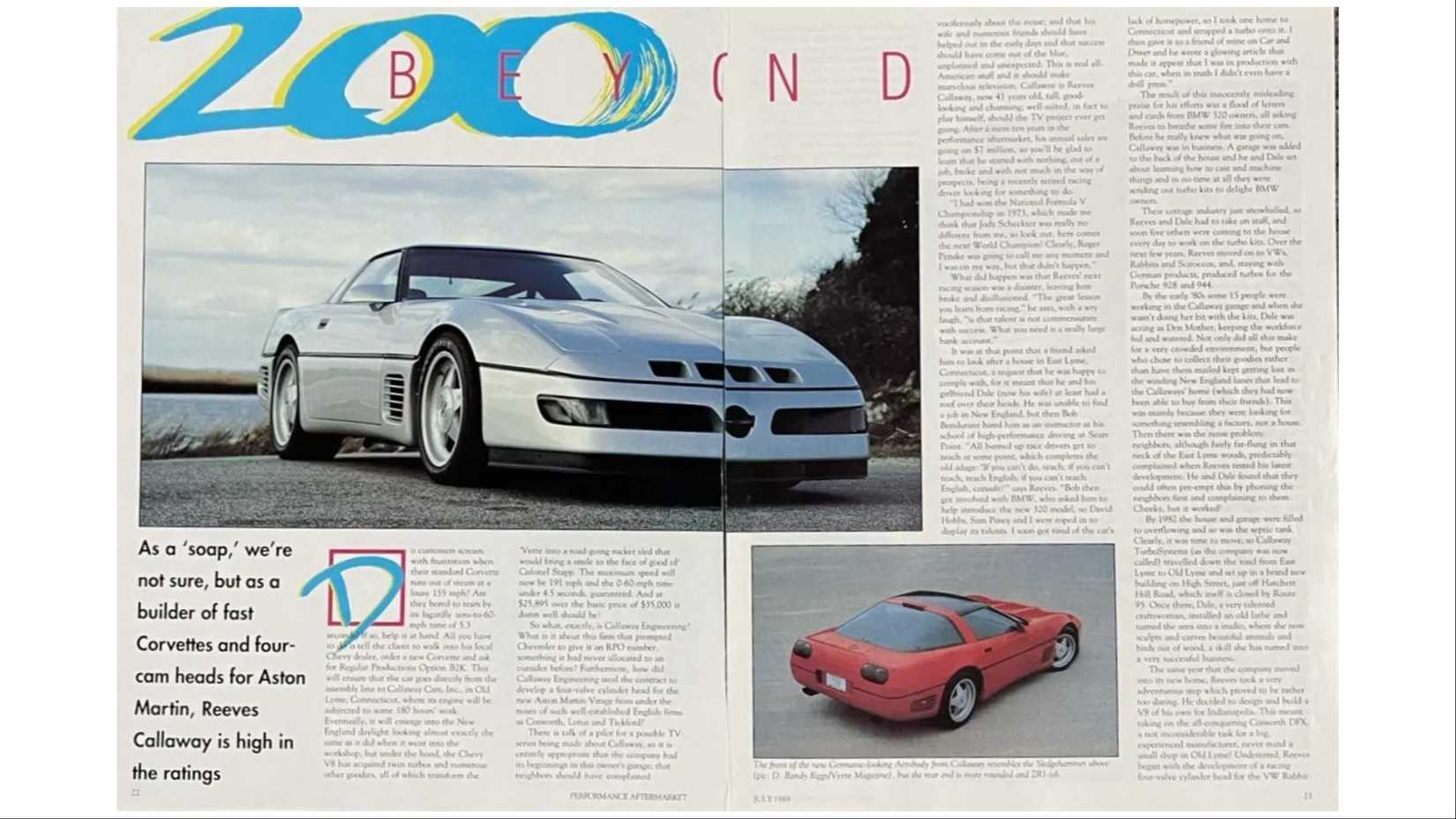 Callaway Sledgehammer: The Corvette That Hit 254 MPH And Vanished