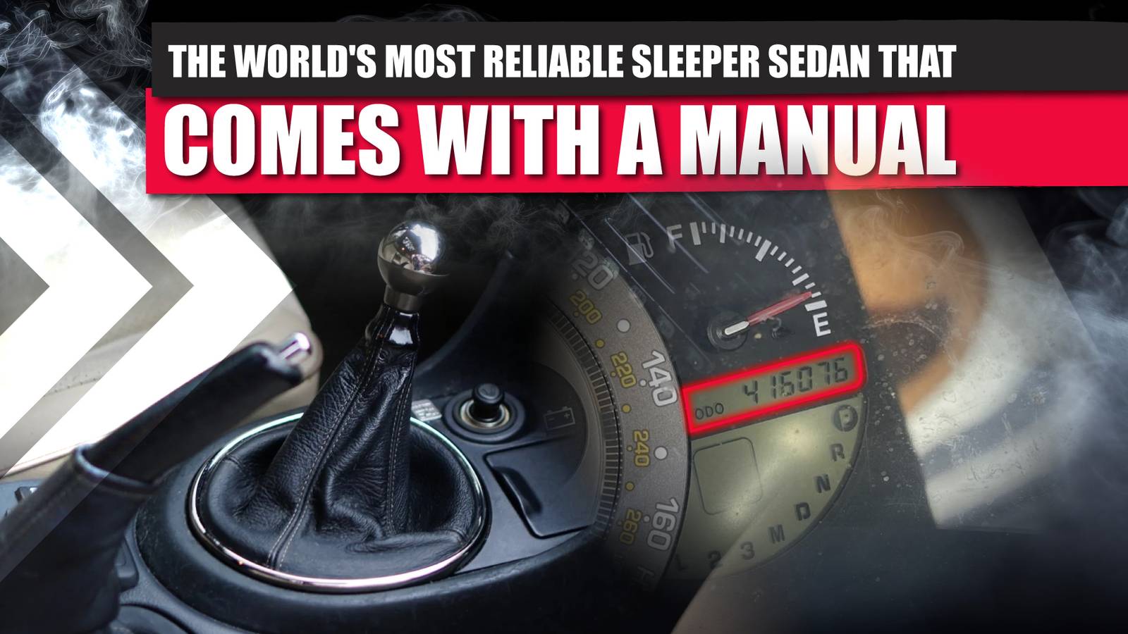 The World's Most Reliable Sleeper Sedan That Comes With A Manual Transmission