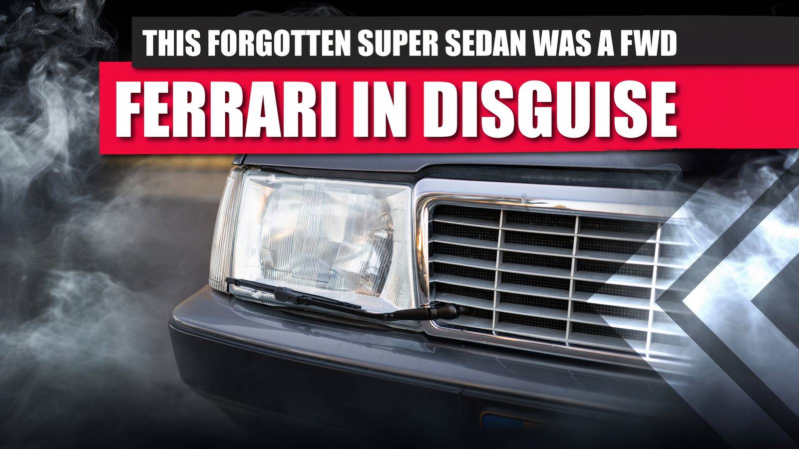 This Forgotten Super Sedan Was A FWD Ferrari In Disguise
