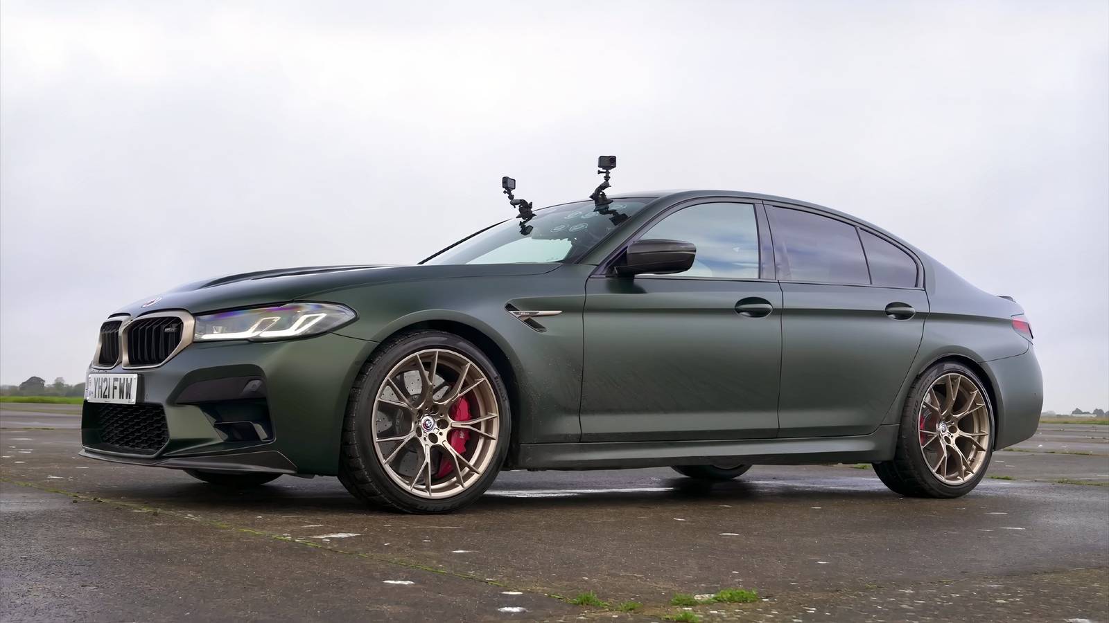 BMW M5 CS Destroys Audi RS6 GT And AMG E63 S In Quarter Mile Race