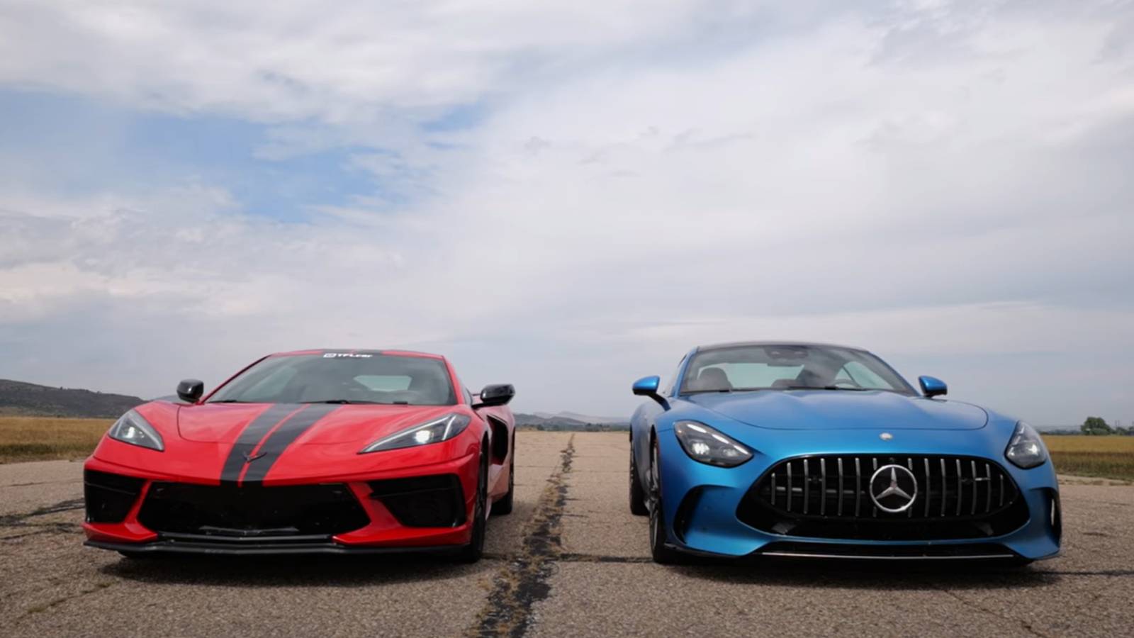 Watch A C8 Corvette Race A Mercedes-AMG GT 63 Coupe