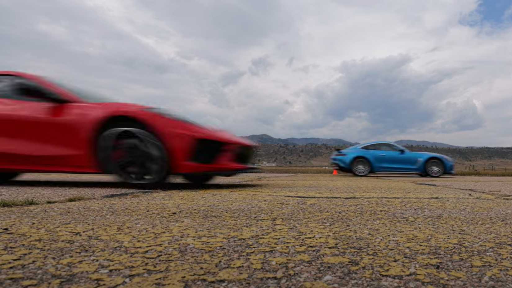Watch A C8 Corvette Race A Mercedes-AMG GT 63 Coupe