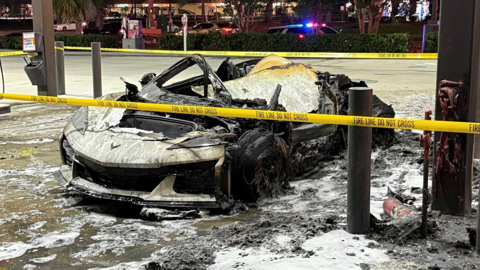 Owner’s Chevy Corvette Z06 Explodes While Refueling