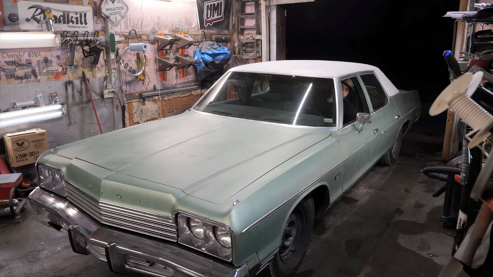 Abandoned Dodge Monaco Fires Up After 25 Years Idle