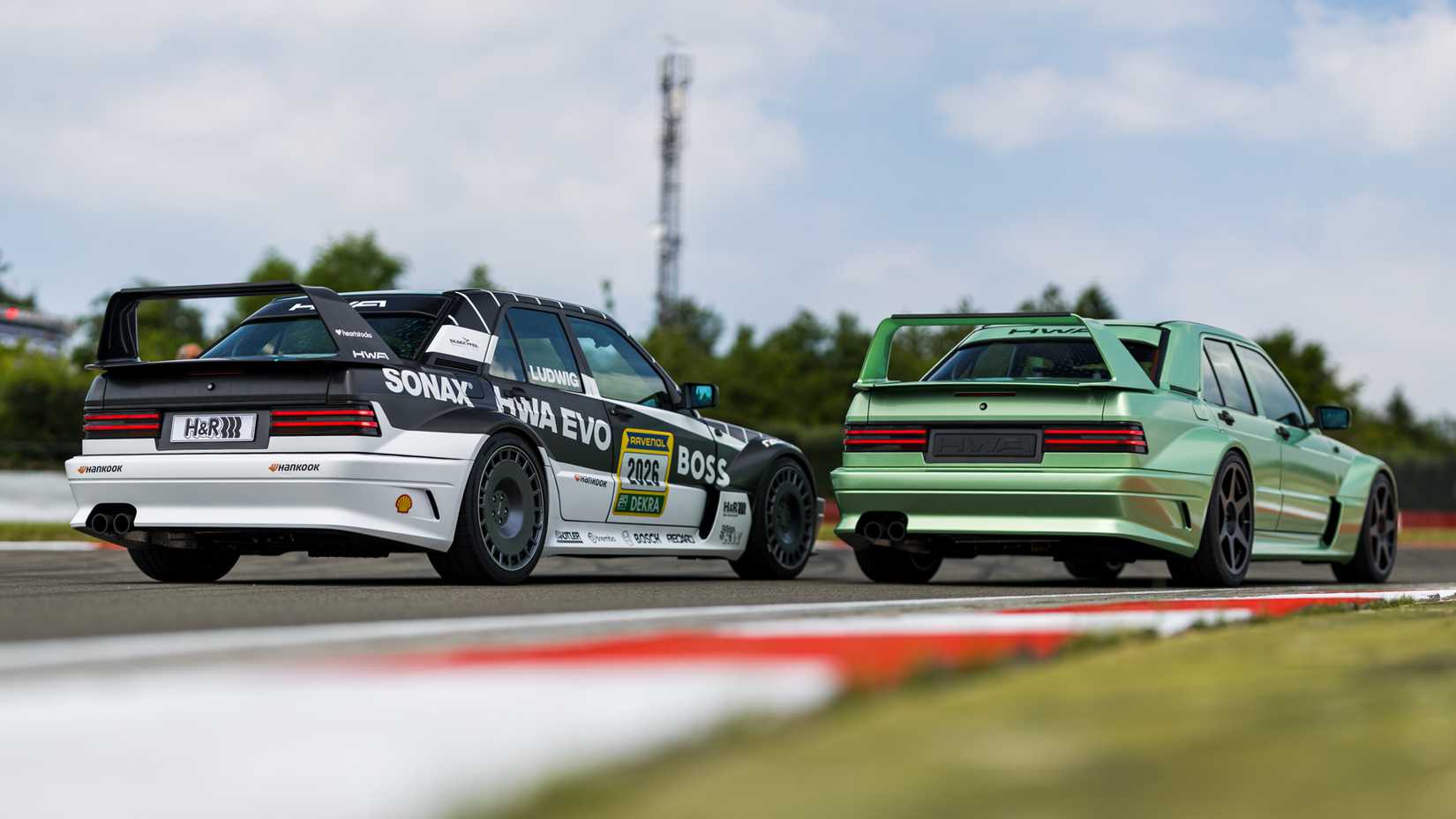 Spy Footage. HWA AG 2.5-16 EVO II Restomod Testing At Nürburgring