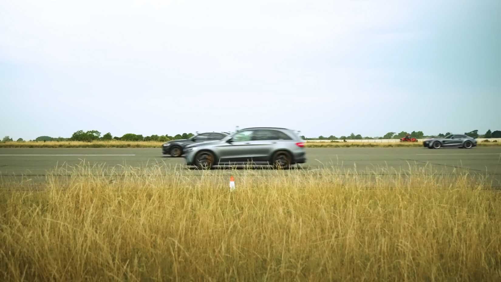Four Modified Mercedes-AMG Vehicles Face Off At The Drag Strip