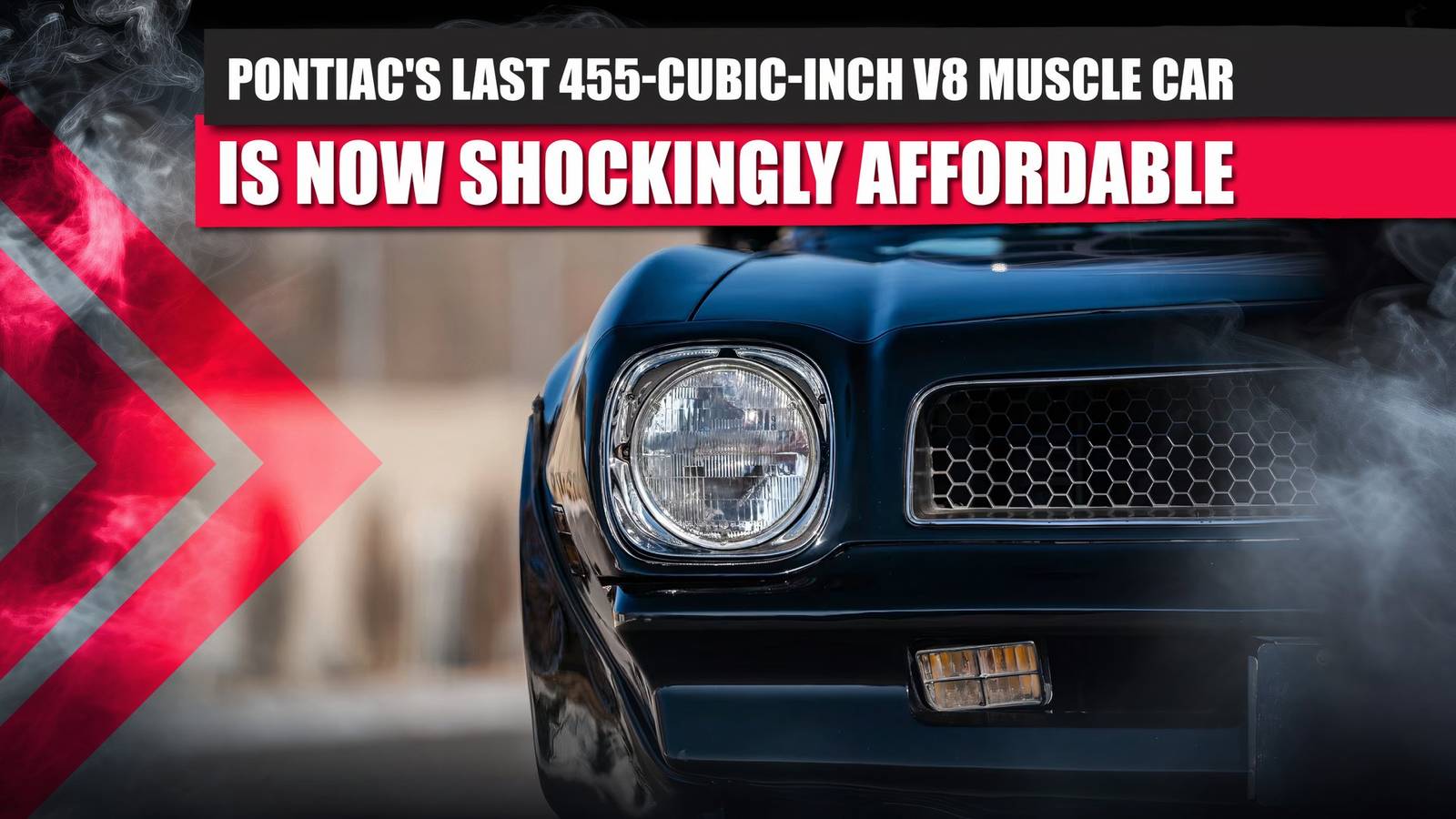 Pontiac's Last 455-Cubic-Inch V8 Muscle Car Is Now Shockingly Affordable