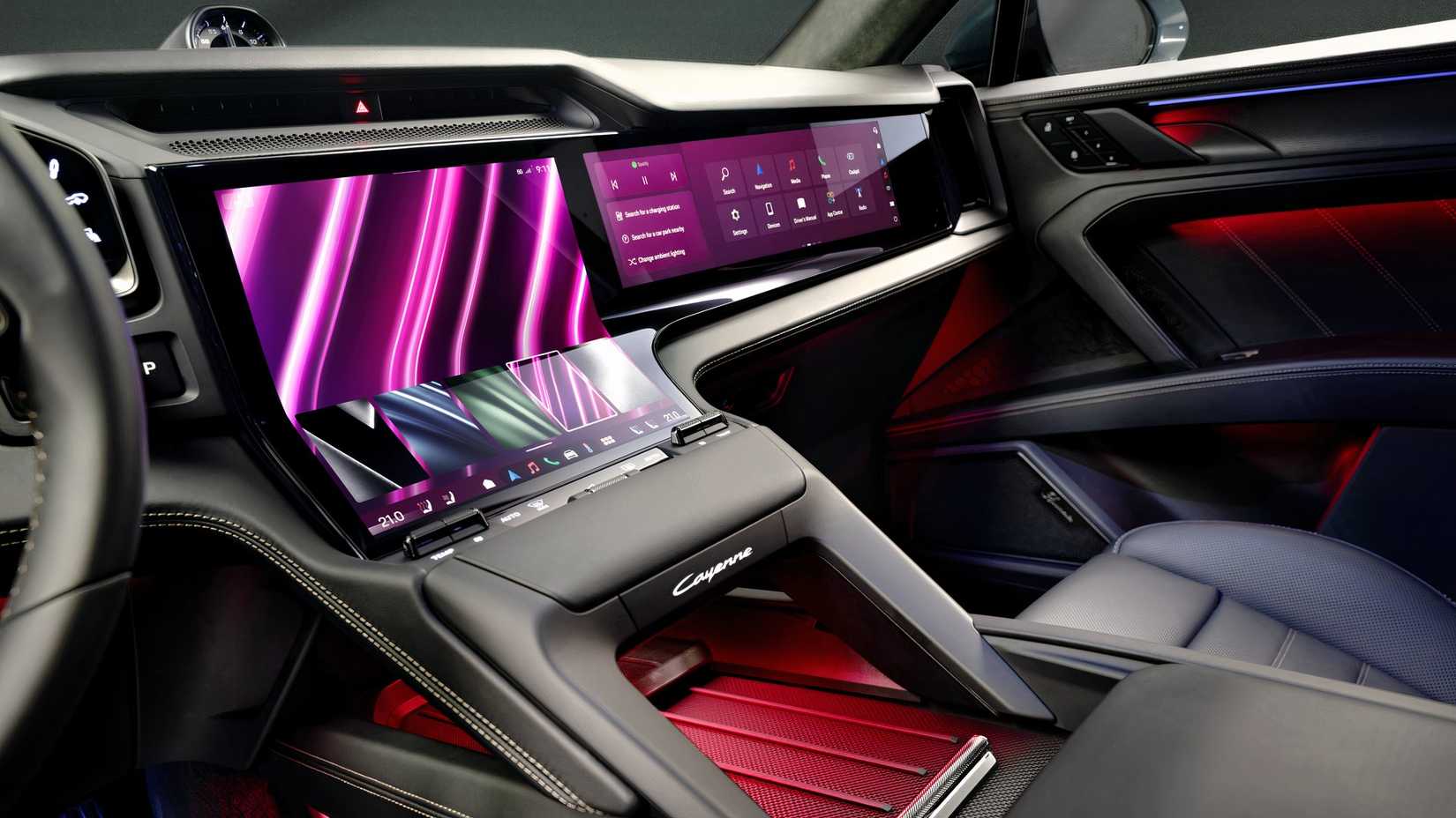 Porsche Turns The Cayenne Electric Into A Rolling Tech Lounge