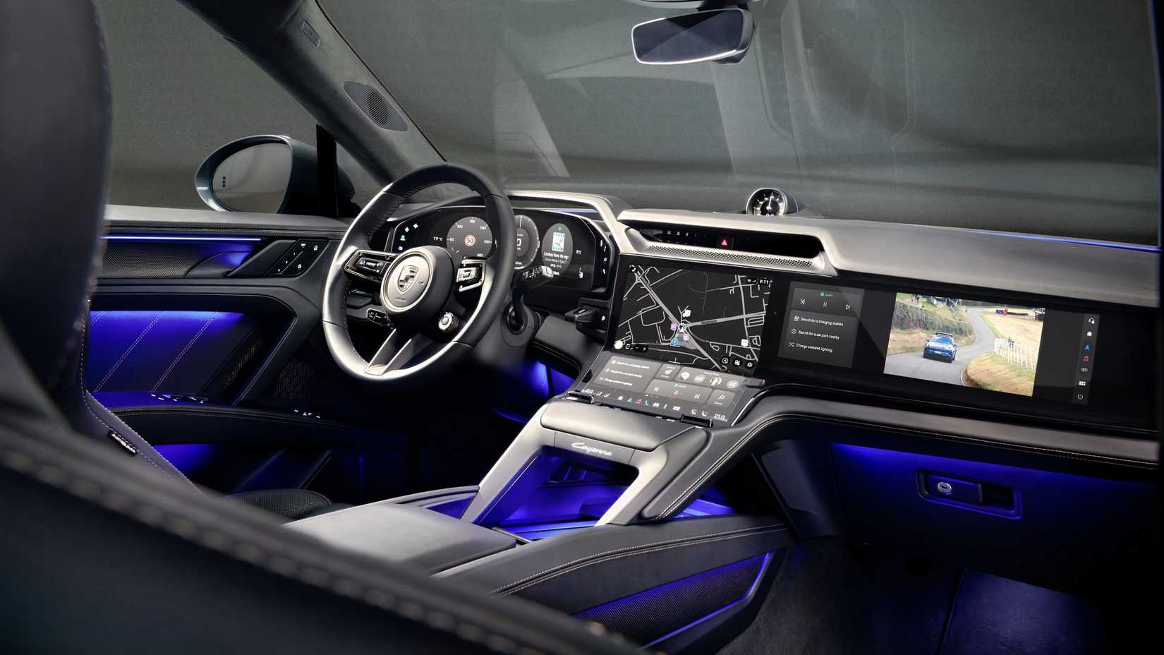 Porsche Turns The Cayenne Electric Into A Rolling Tech Lounge