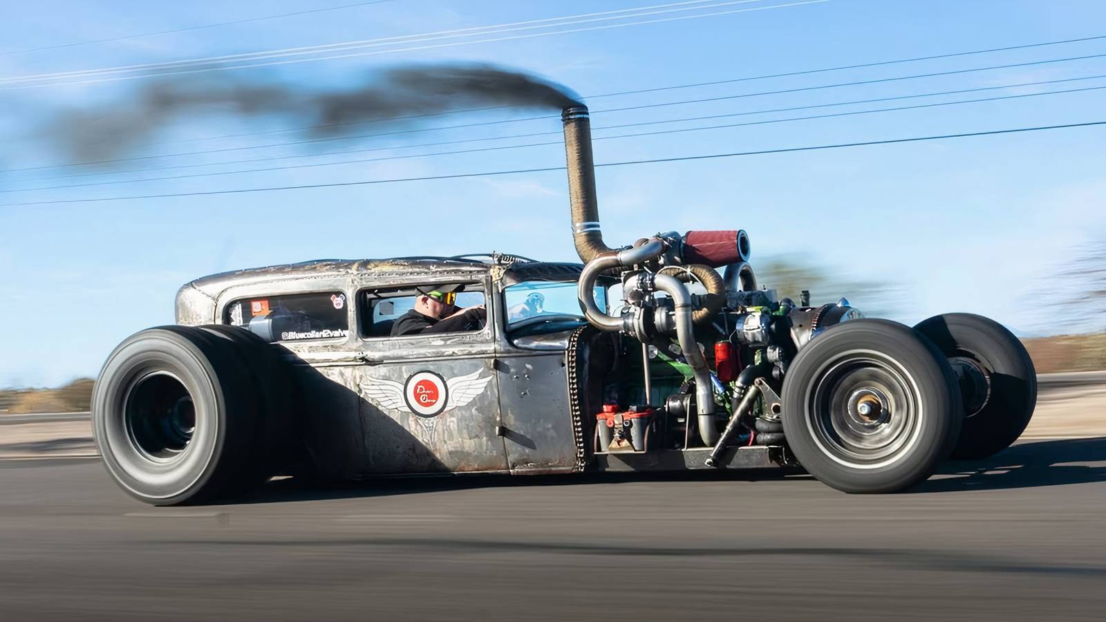 Hand-Built Madness: The Duke Rat Rod Runs Compound Turbo Diesel Power
