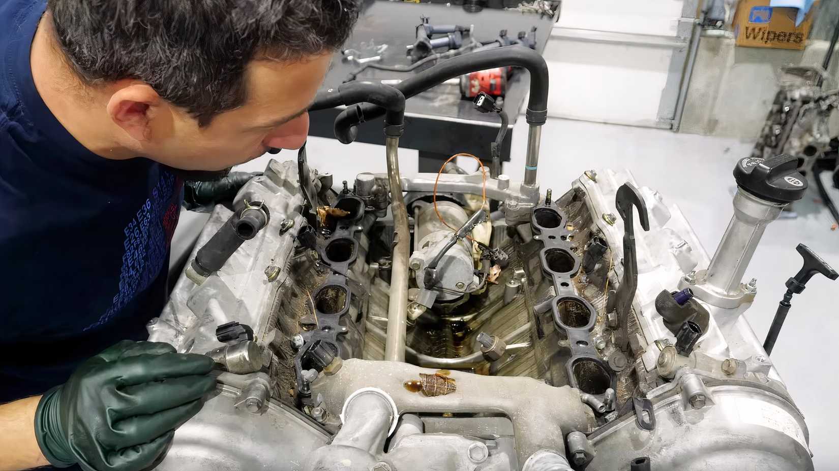 Watch a Toyota V8 Engine Get Dissected After A Brutal Failure