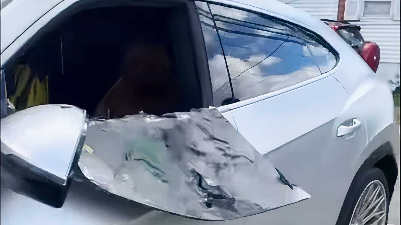 lamborghini vandalized