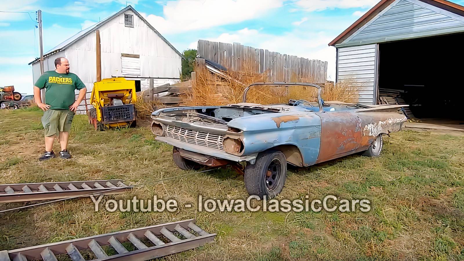 1959 Chevy Impala Convertible Rescued From Decades-Long In-Barn Slumber