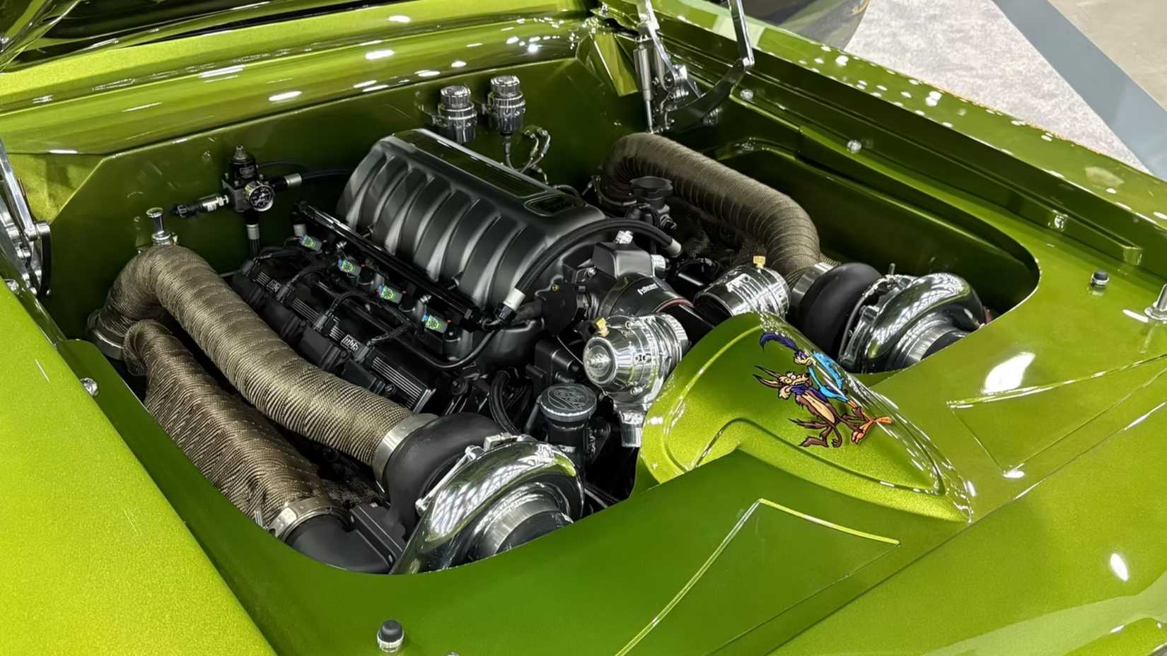 This 394 Twin-Turbo Hemi V8 Engine Makes 1500 HP