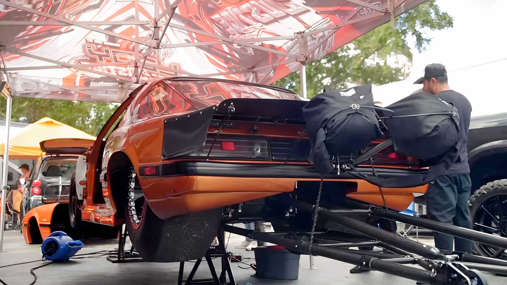 The World’s Fastest Mazda RX-7 Is Honda Powered, And It Shows