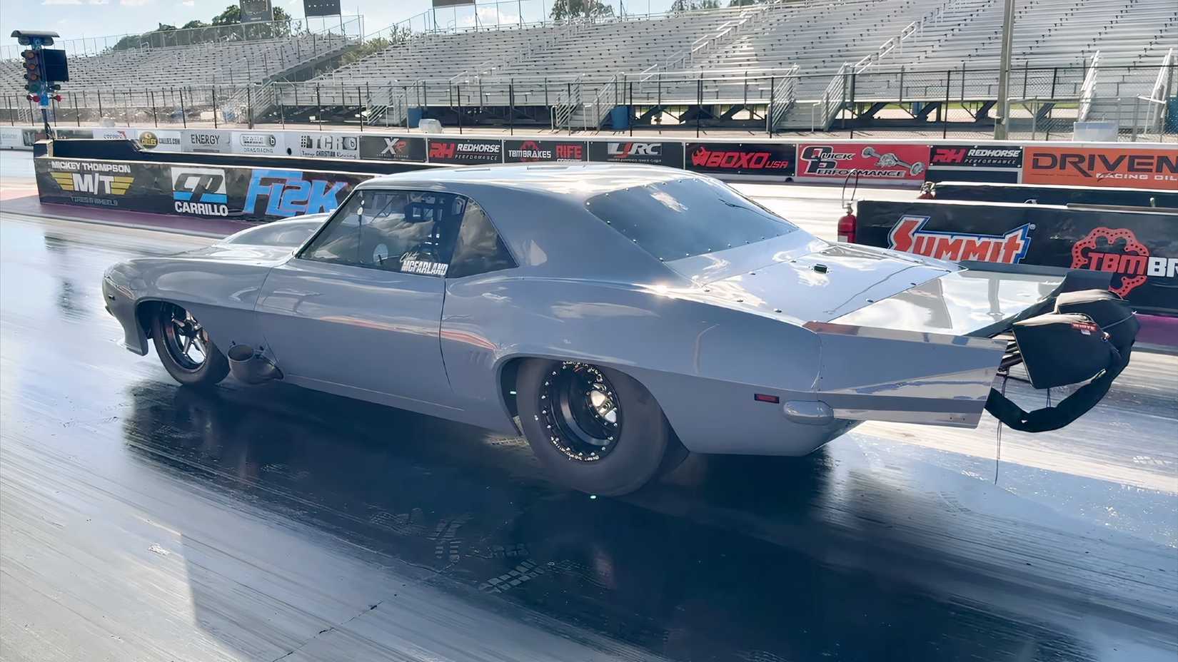 Cleetus McFarland’s Twin-Turbo Hemi Camaro Breaks 250 MPH In Test Session