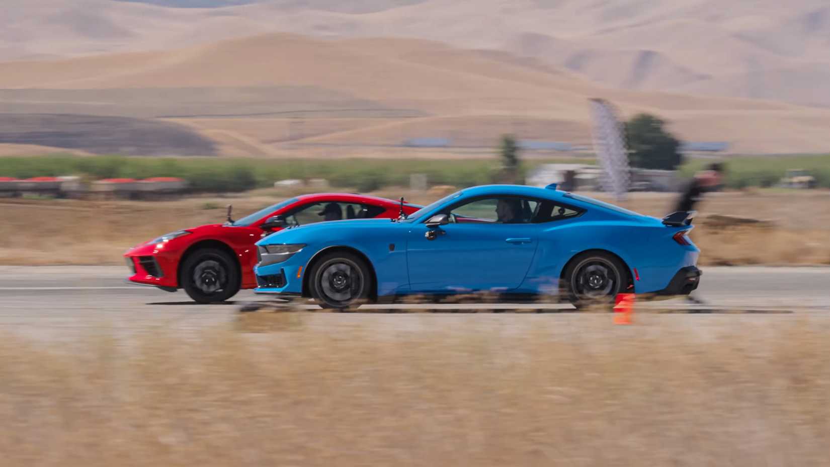 Corvette Meets Its Match With A Supercharged Mustang Drag Race