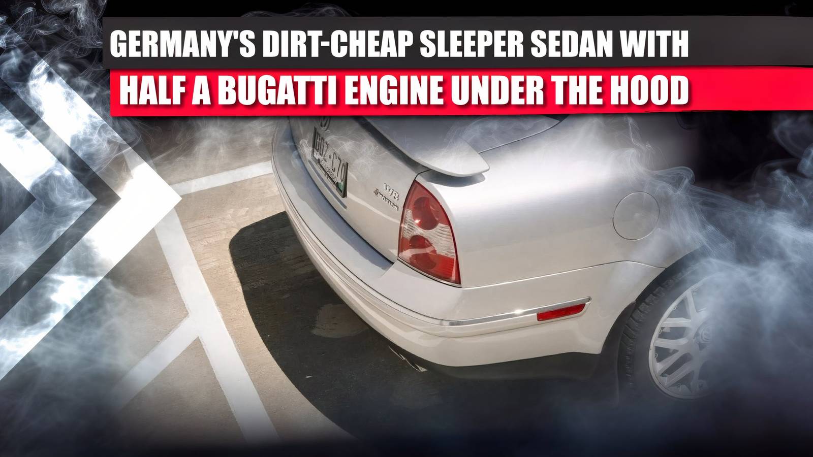 Germany's Dirt-Cheap Sleeper Sedan With Half A Bugatti Engine Under The ...