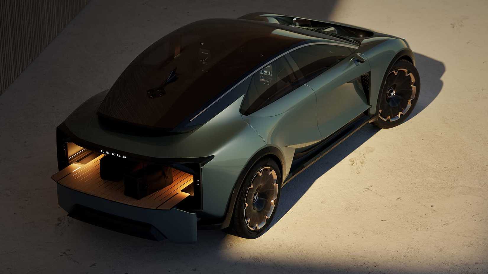 New Lexus LS Coupe Concept Makes Utility Look Cool