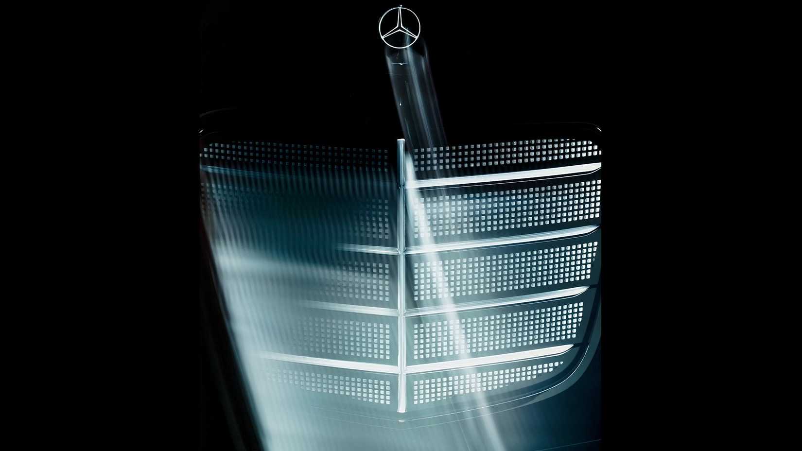 Mercedes Teases Mysterious New Model With Massive Illuminated Grille