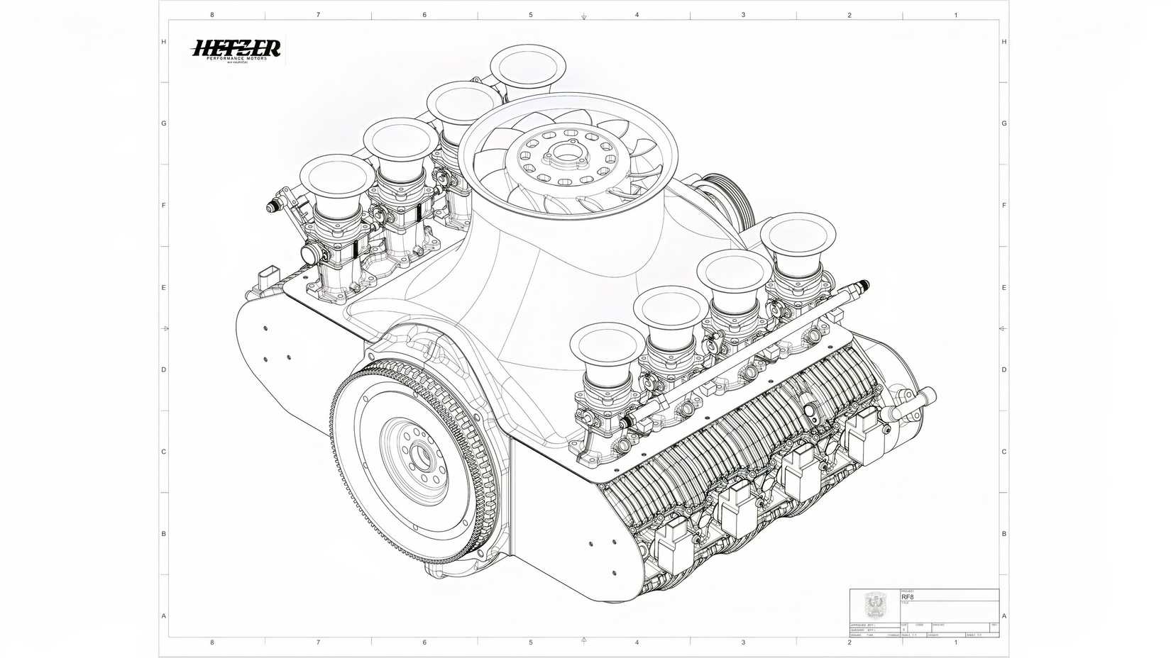 This New Air-Cooled 5.3-Liter Flat-8 Engine Fits A Porsche 964