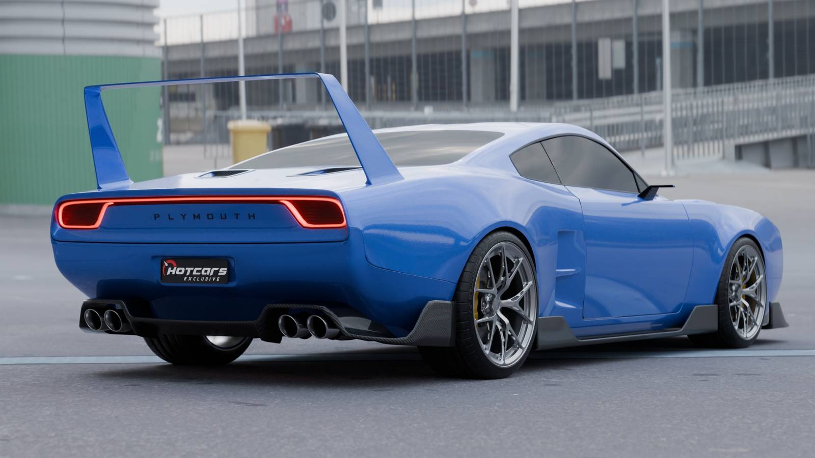 Plymouth Superbird Modern Day Rendering