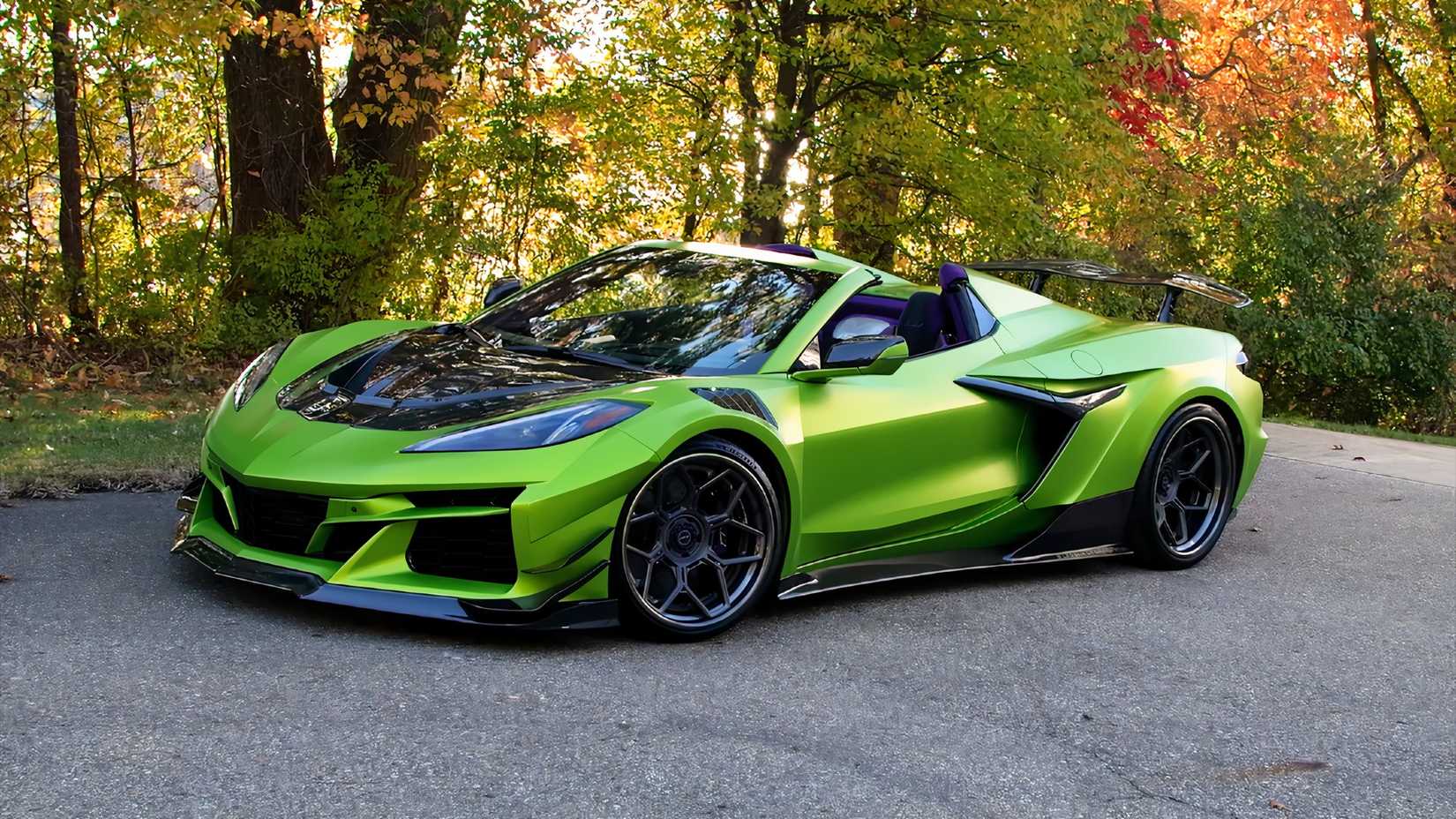 Chevy Corvette Z06 Gets Custom Wheels That Mimic Center-Lock Supercar ...