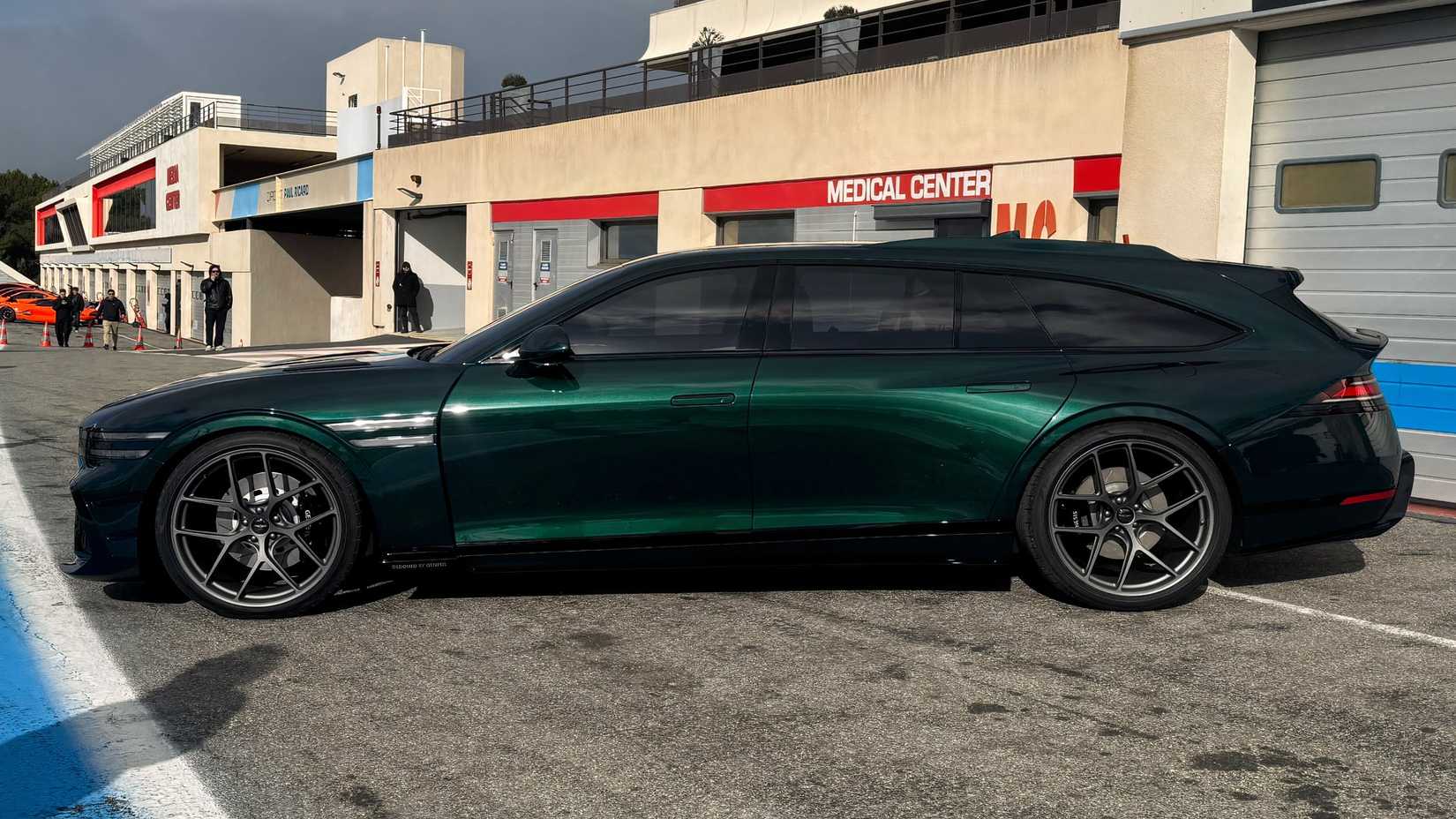 Genesis G90 Wingback Magma Explores Potential Performance Luxury Wagon