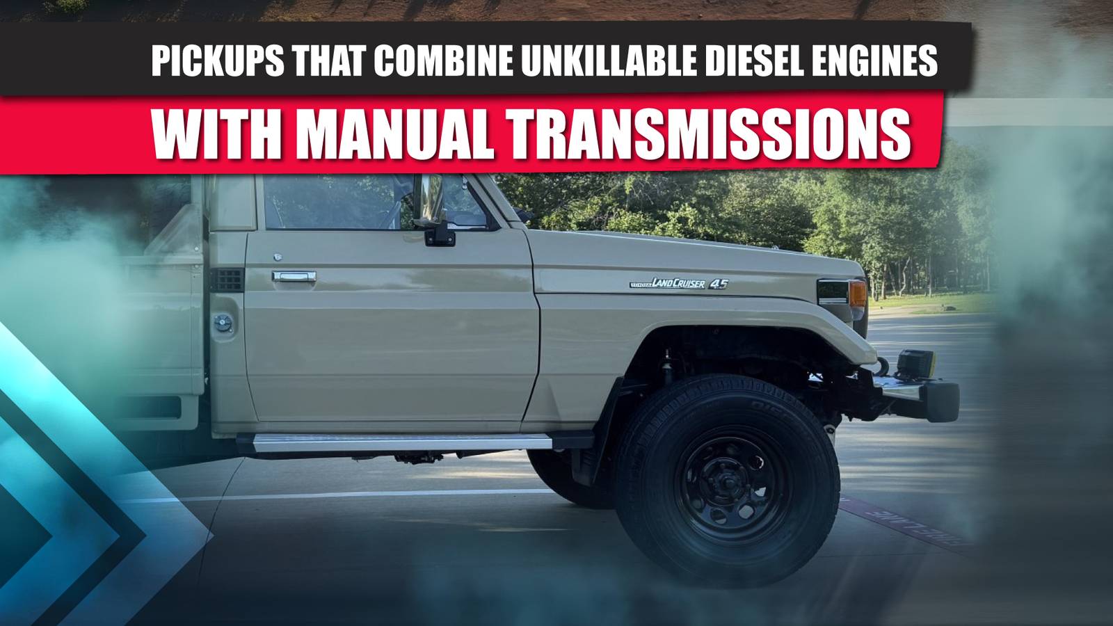 8 Diesel Pickup Trucks Built To Last Forever With Manual Transmissions